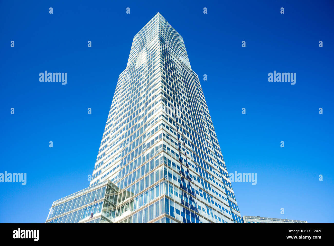 KölnTurm, high-rise office tower, Mediapark, Cologne, Rhineland, North ...