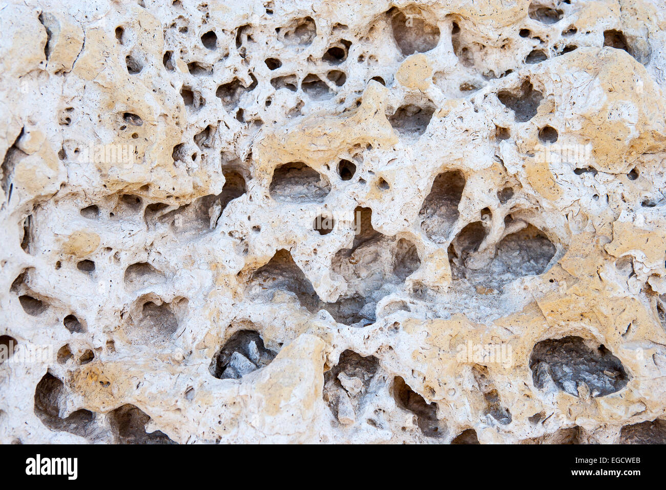 Qatar, Ras Abrouq, the large desertic area with the picturesqe ...