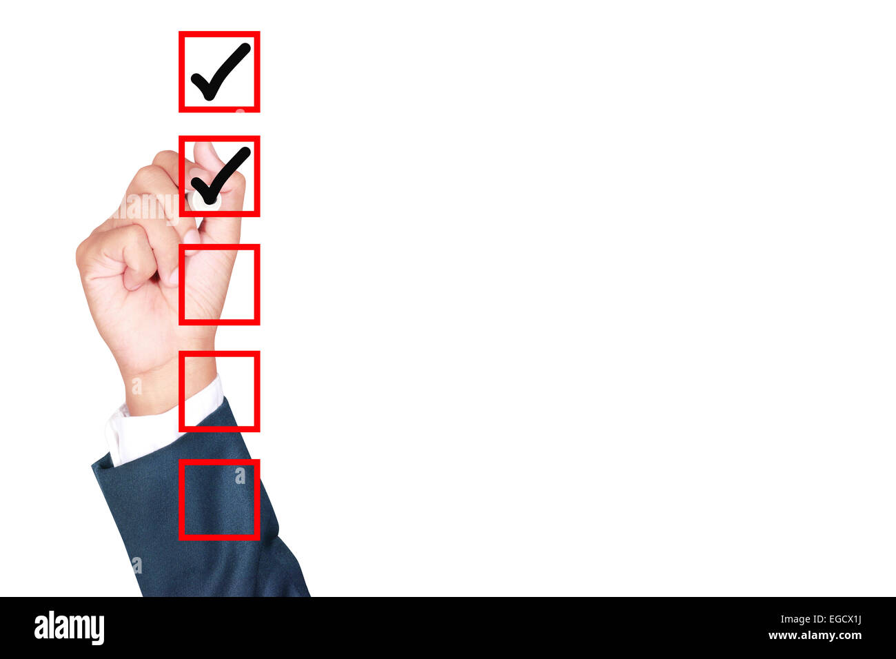 Check list business hi-res stock photography and images - Alamy