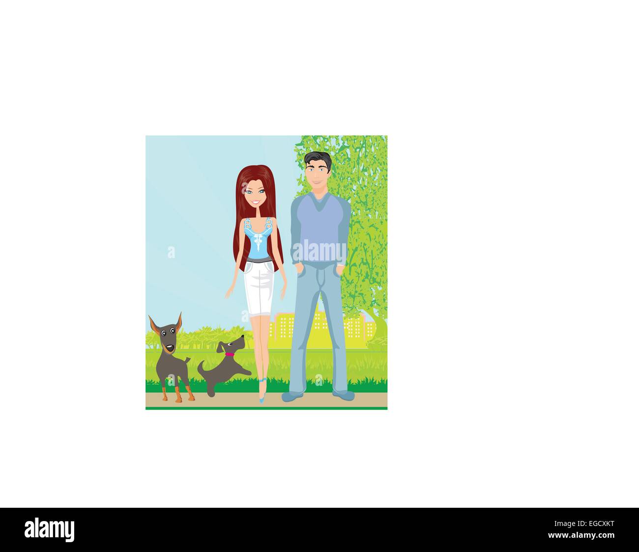 Walk hill view Stock Vector Images - Alamy