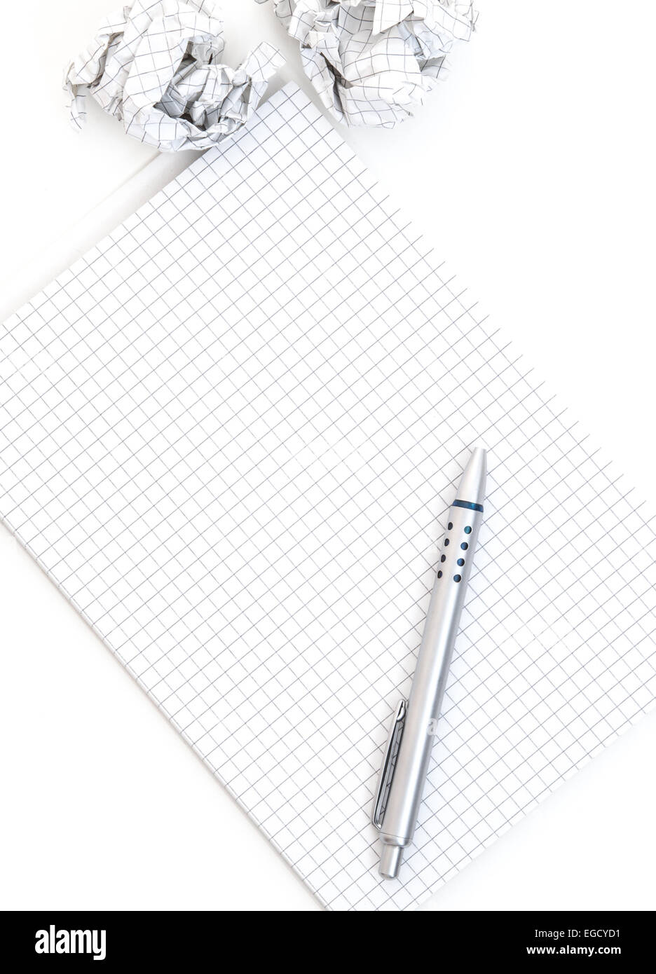 Notepad and pen concept Stock Photo - Alamy