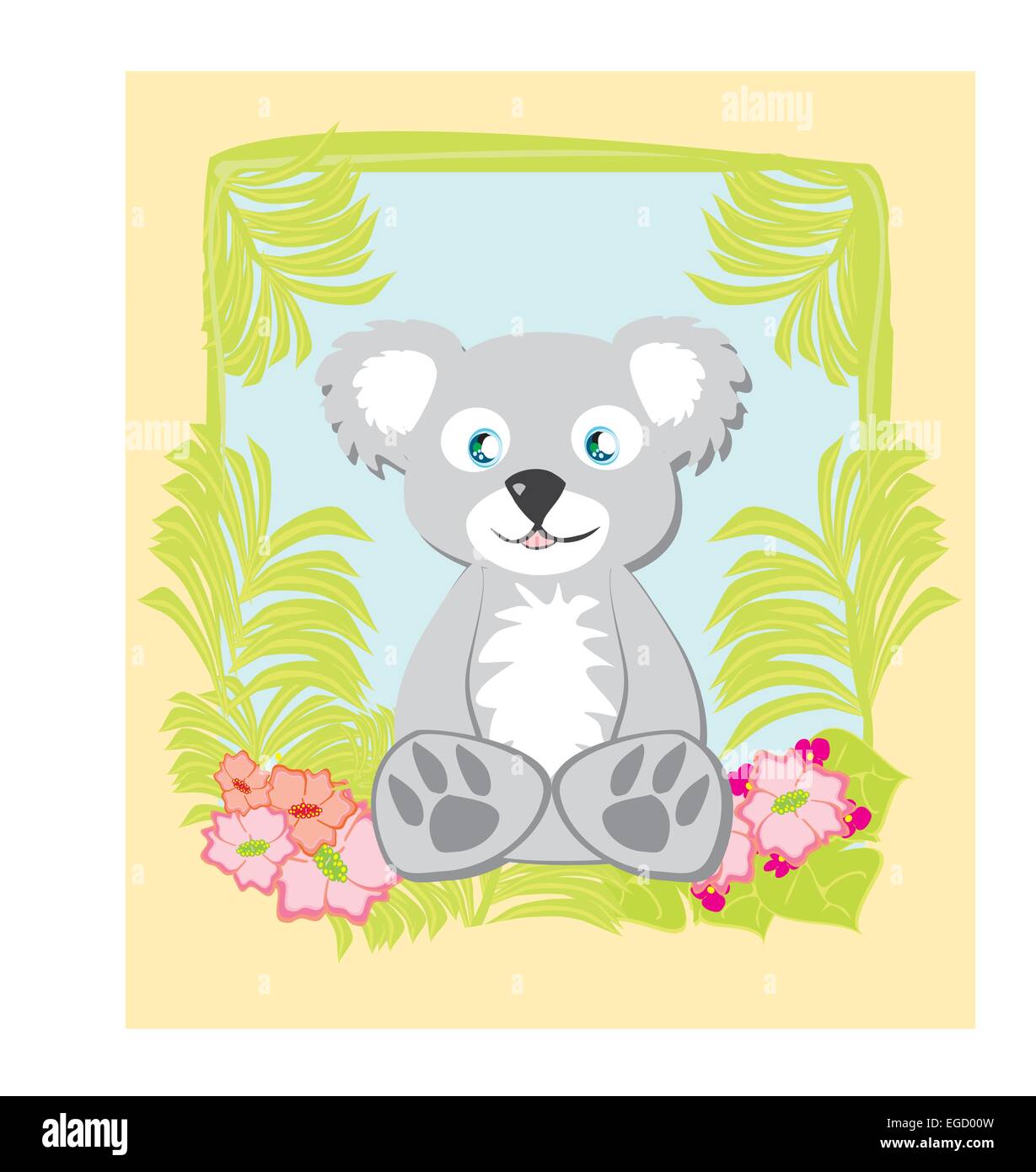 Illustration of Cute koala Stock Vector Image & Art - Alamy