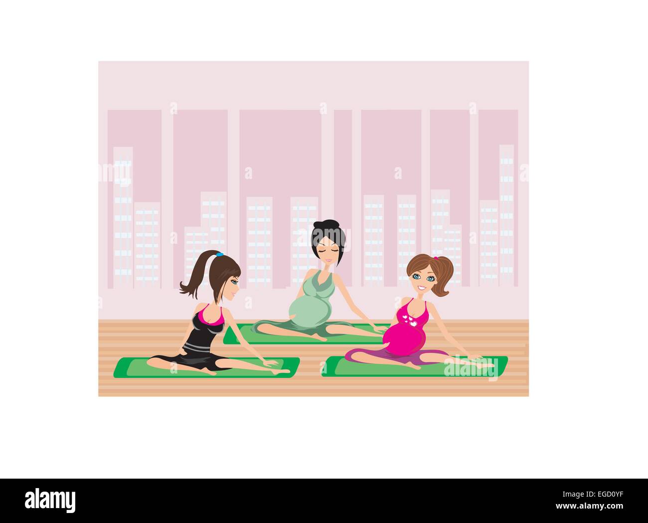 Childbirth education classes Stock Vector Image & Art - Alamy