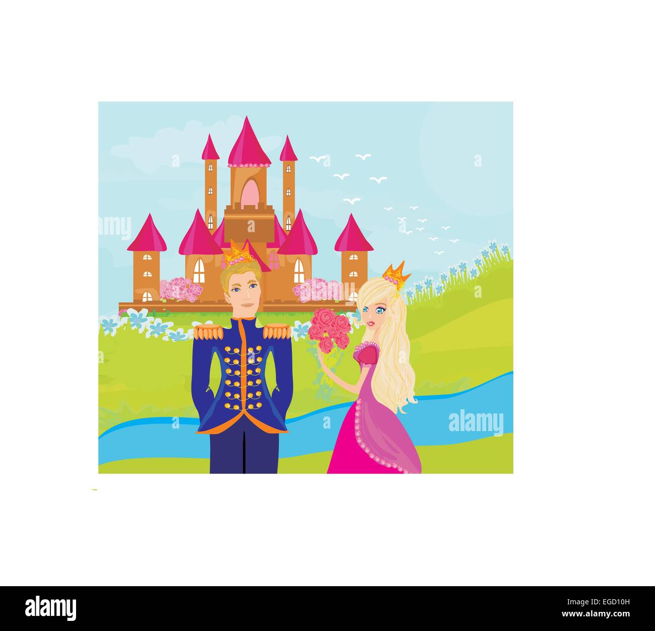 Princess flowers from prince Stock Vector Images - Alamy