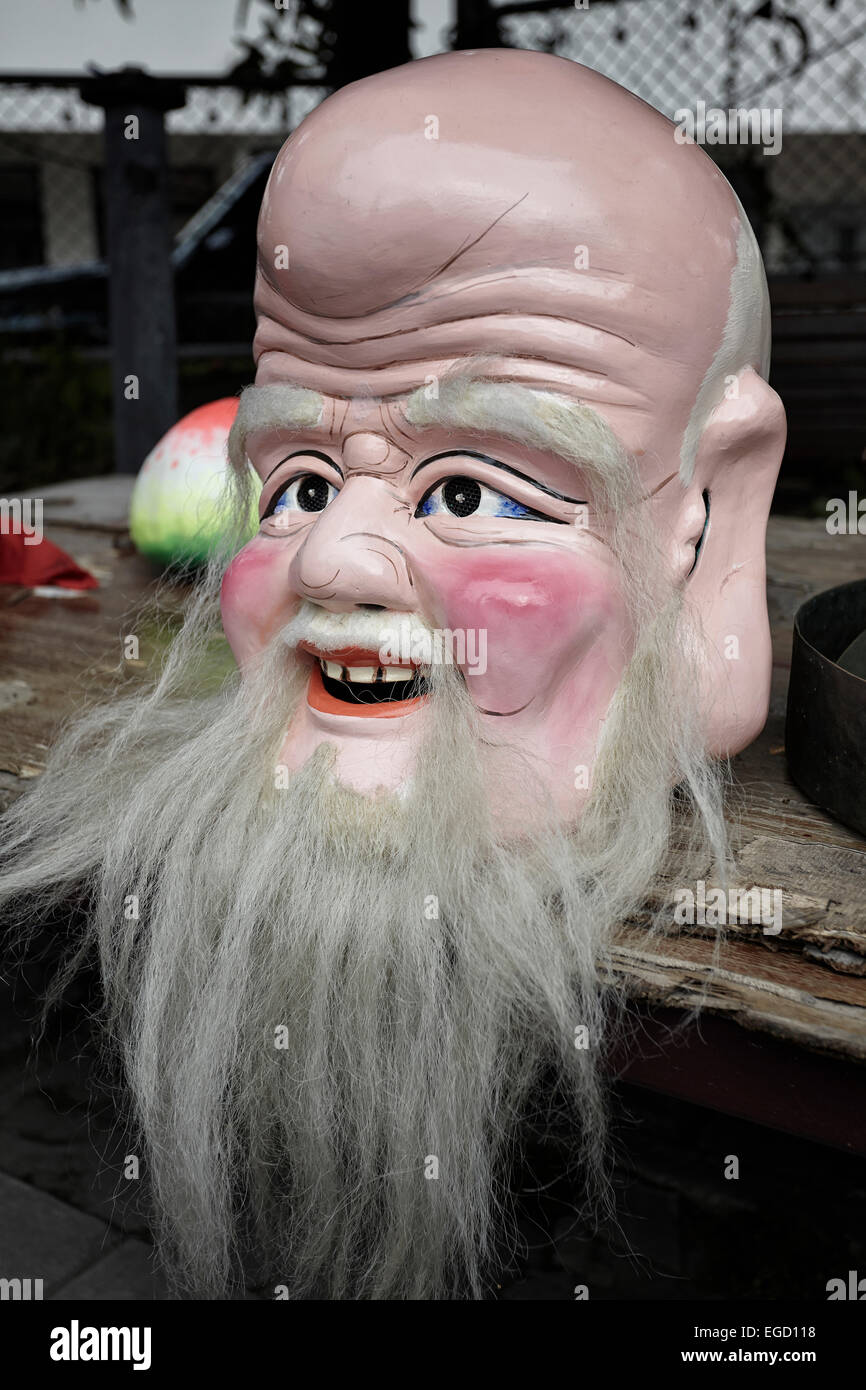 Chinese New Year. Large head mask for traditional celebrations Stock ...