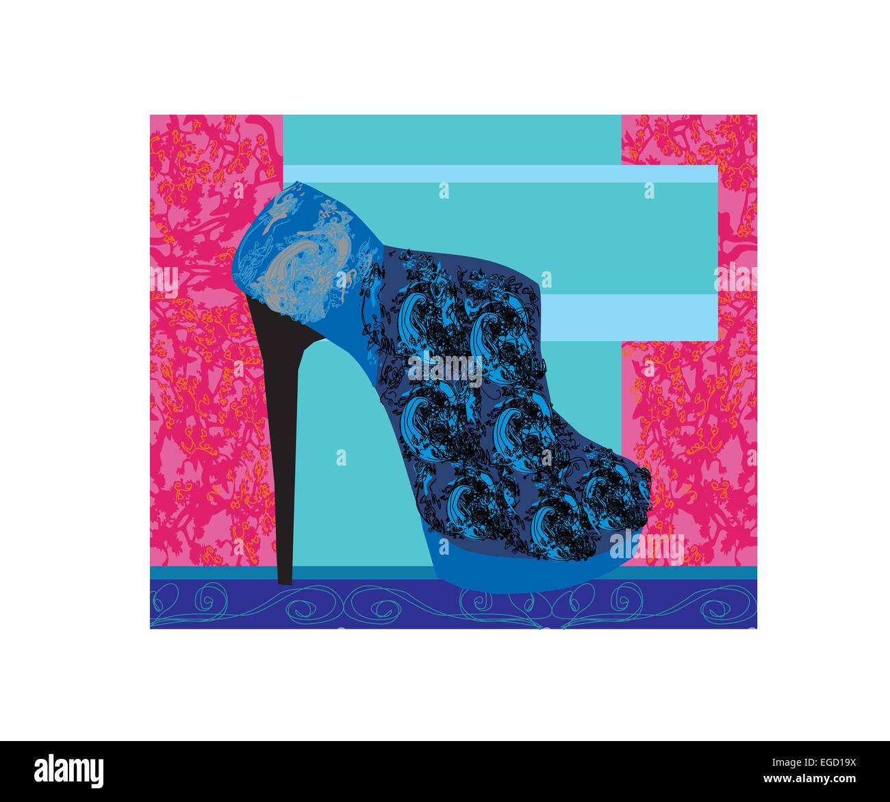 High heels vector Stock Vector Images - Alamy