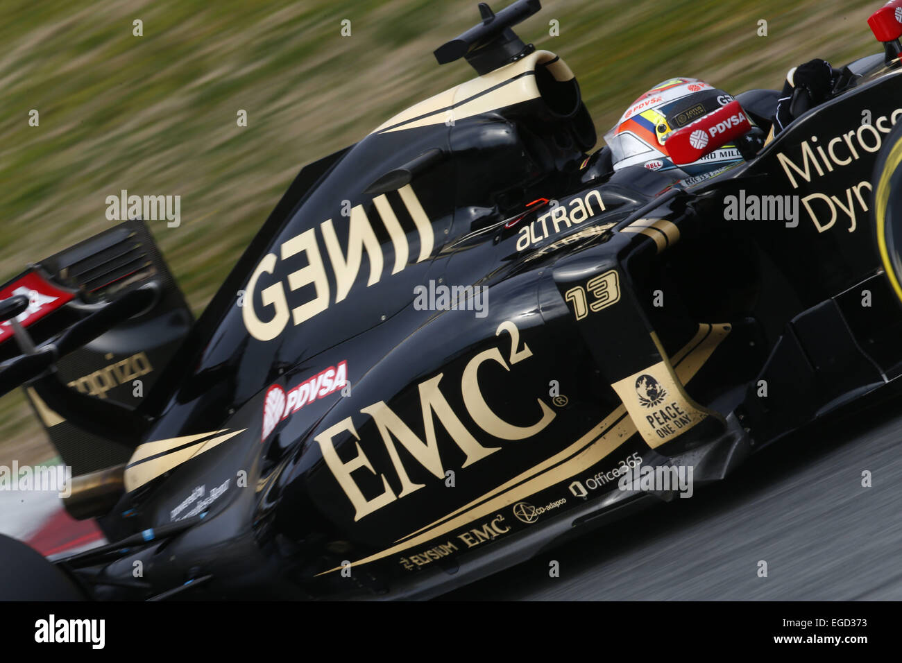Motorsports: FIA Formula One World Championship 2015, Test in Barcelona ...