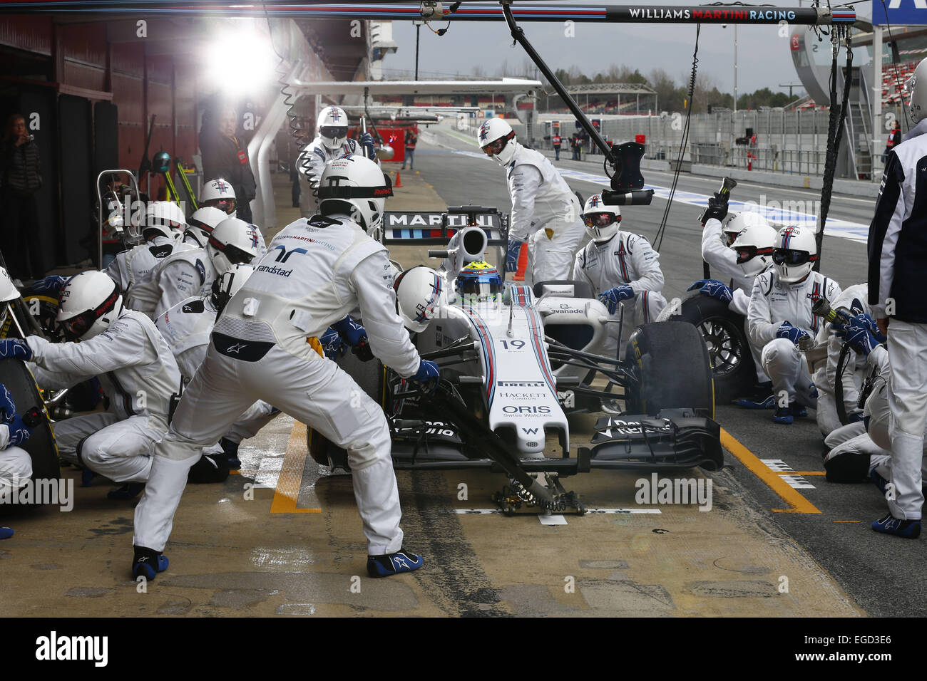 Williams f1 pit crew hi-res stock photography and images - Alamy