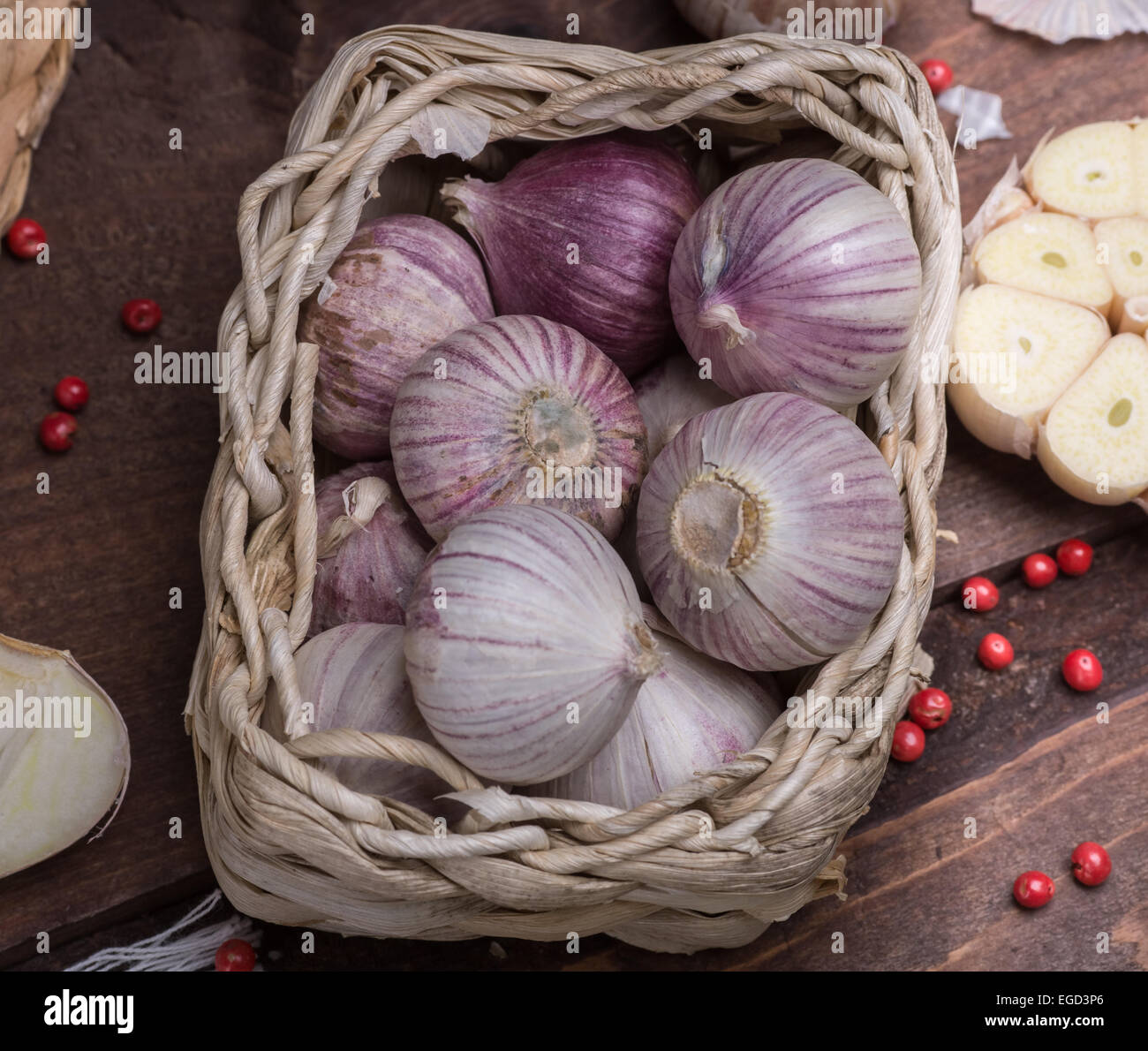 garlik and onions Stock Photo - Alamy
