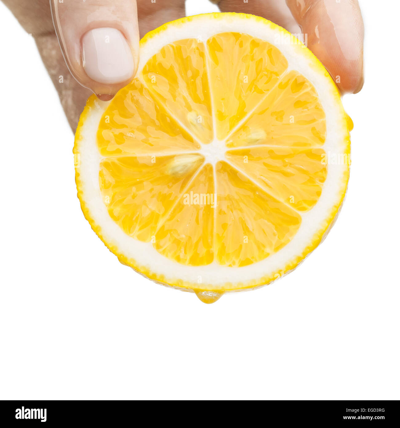 half a lemon Stock Photo - Alamy