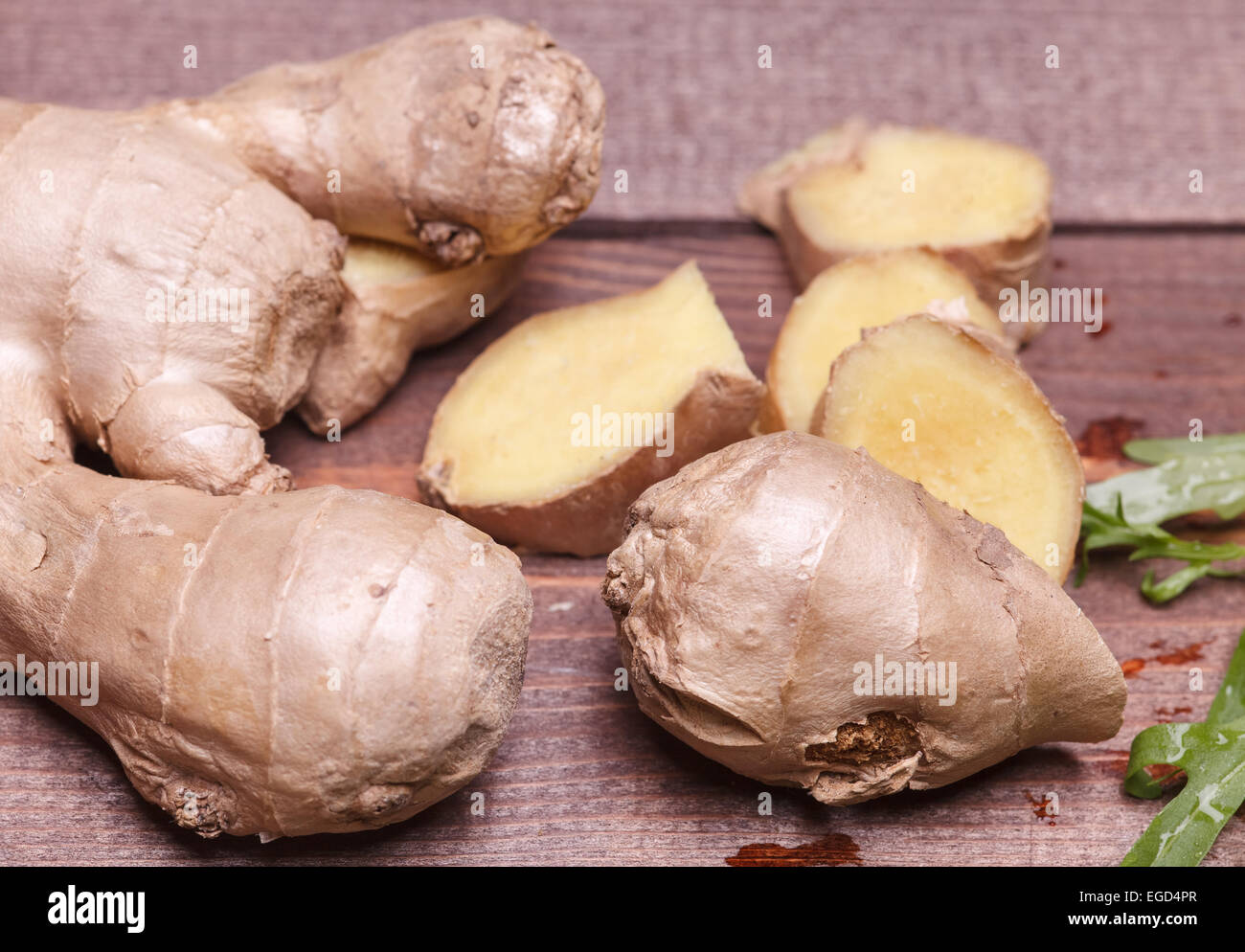 pieces of ginger Stock Photo - Alamy