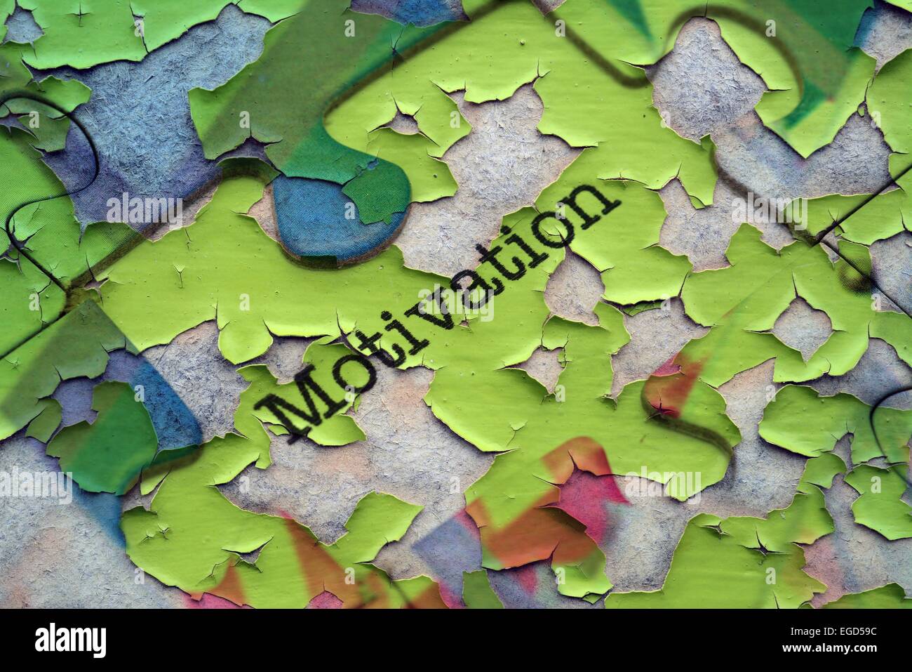 Motivation puzzle concept Stock Photo - Alamy