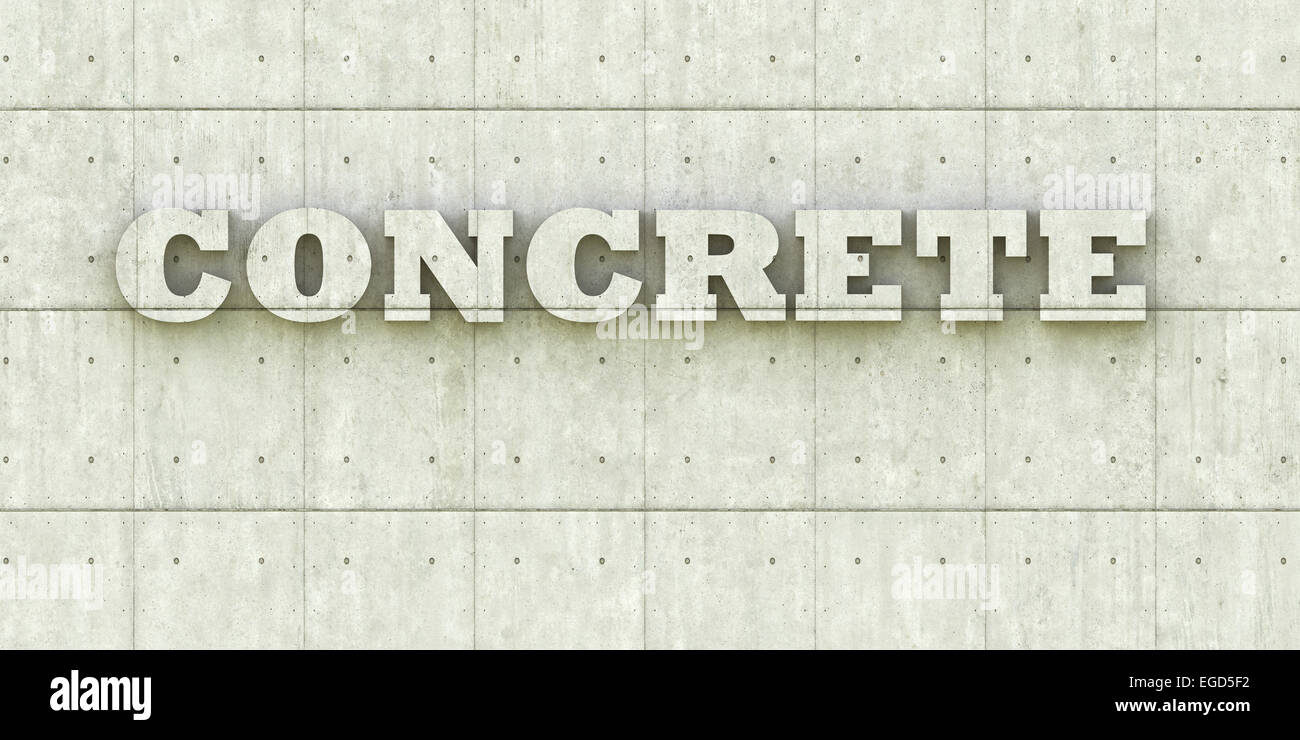 concrete wall in outdoor illustration Stock Photo - Alamy