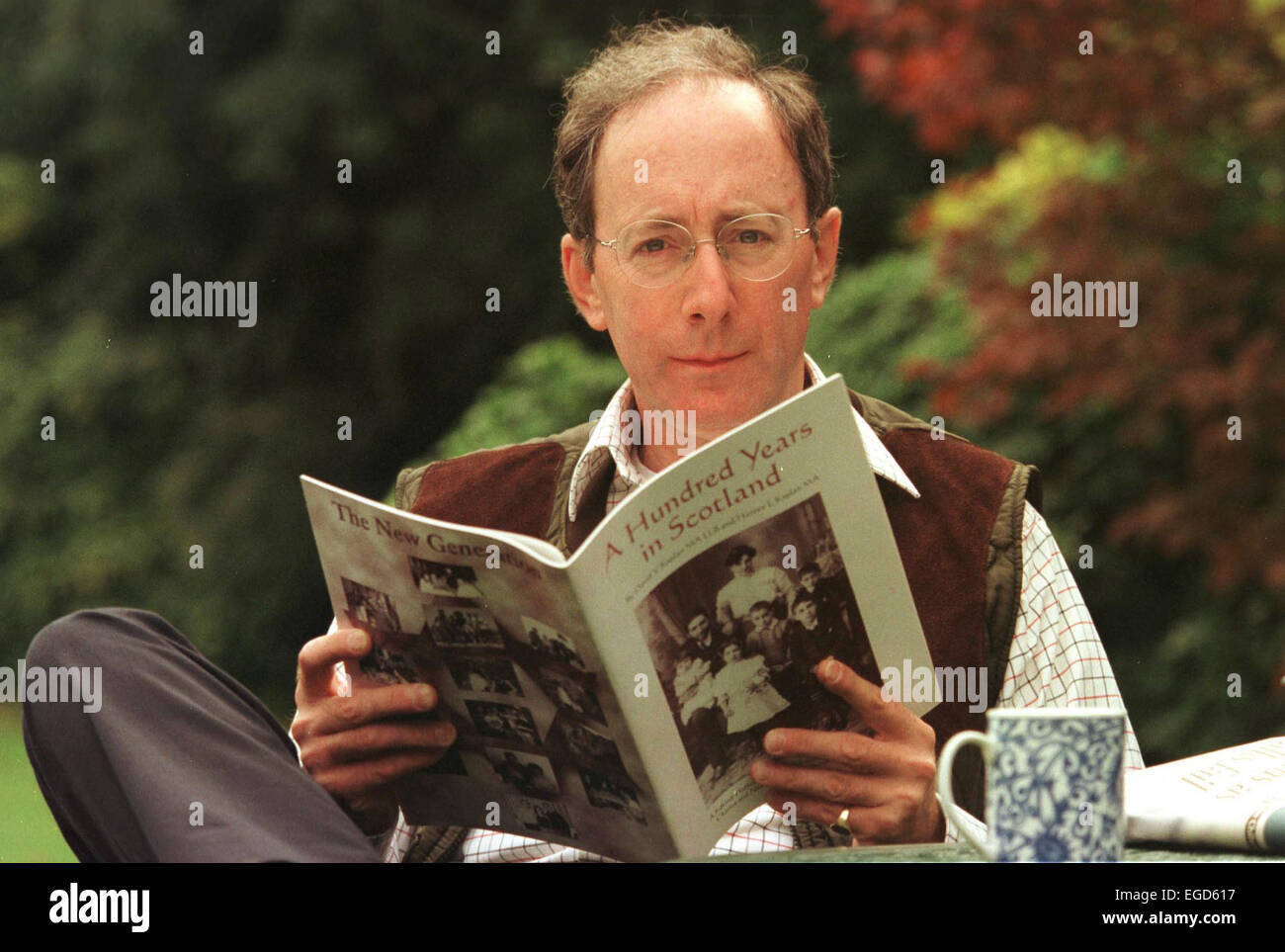 Sir Malcolm Rifkind at his mansion near Edinburgh during a newspaper ...