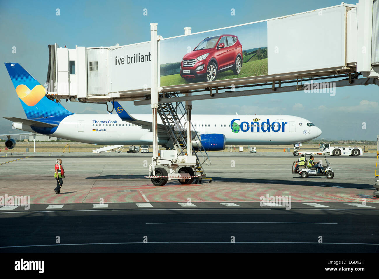 Thomas Cook Group Boeing 767 of Condor Flugdienst company at Cape Town ...