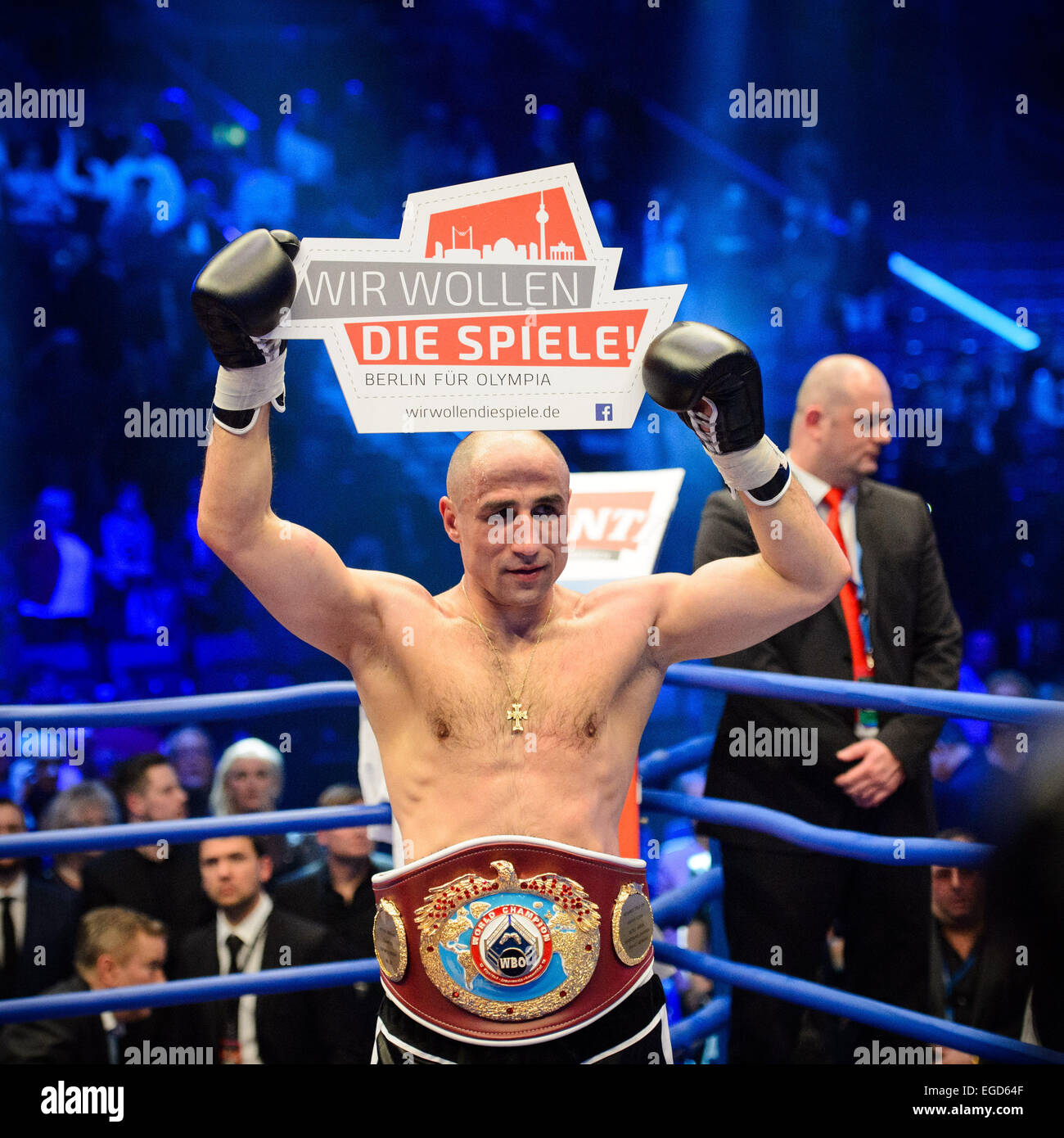 Berlin, Germany. 21st Feb, 2015. German-Armenian boxer Arthur Abraham ...