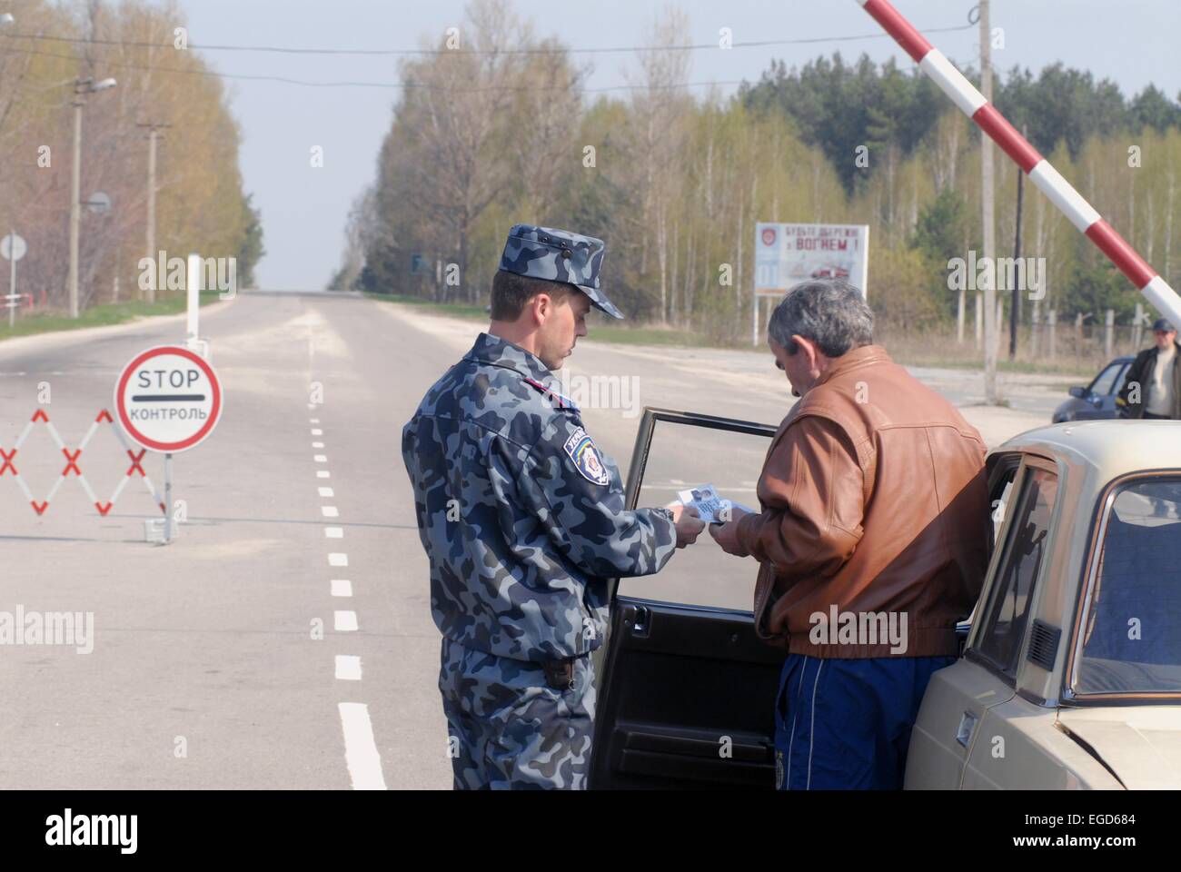 20 years from the nuclear incident of Chernobyl, checkpoint at the ...