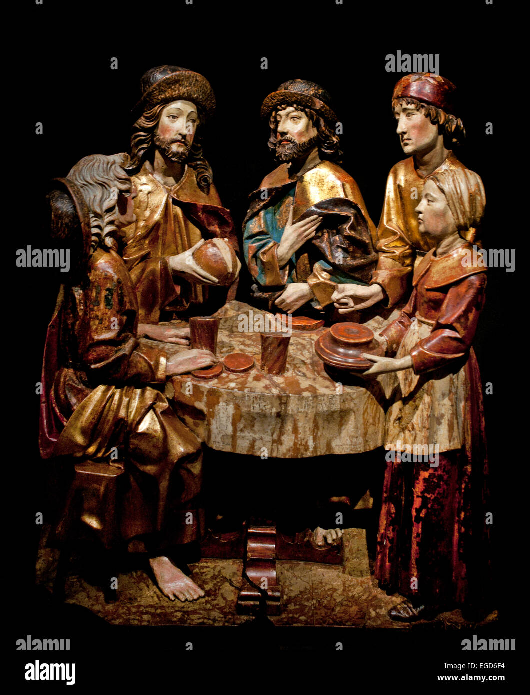 Christ in the House of Mary and Martha Ulm 1520 ( celebration of Mass ...