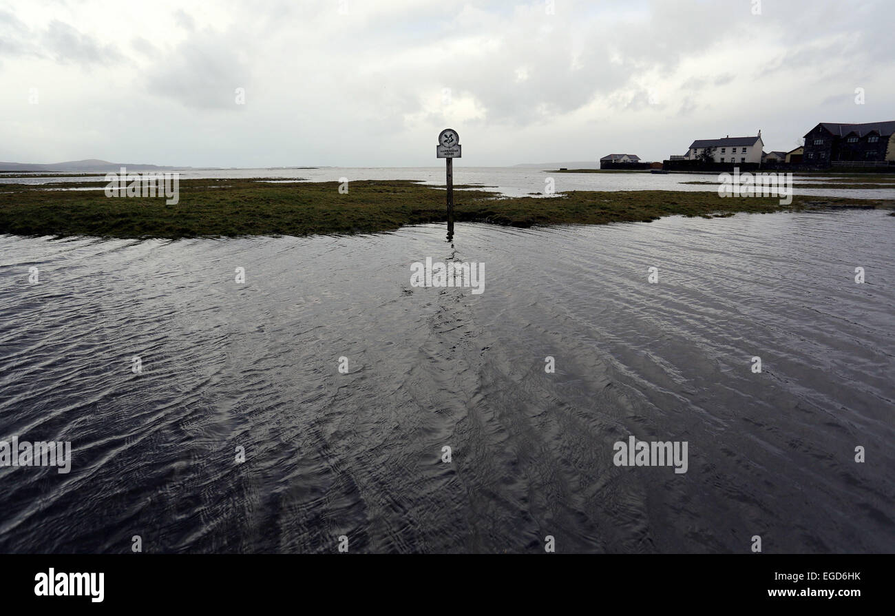 Crofty, UK. Monday 23 February 2015 Pictured: A National Trust ...