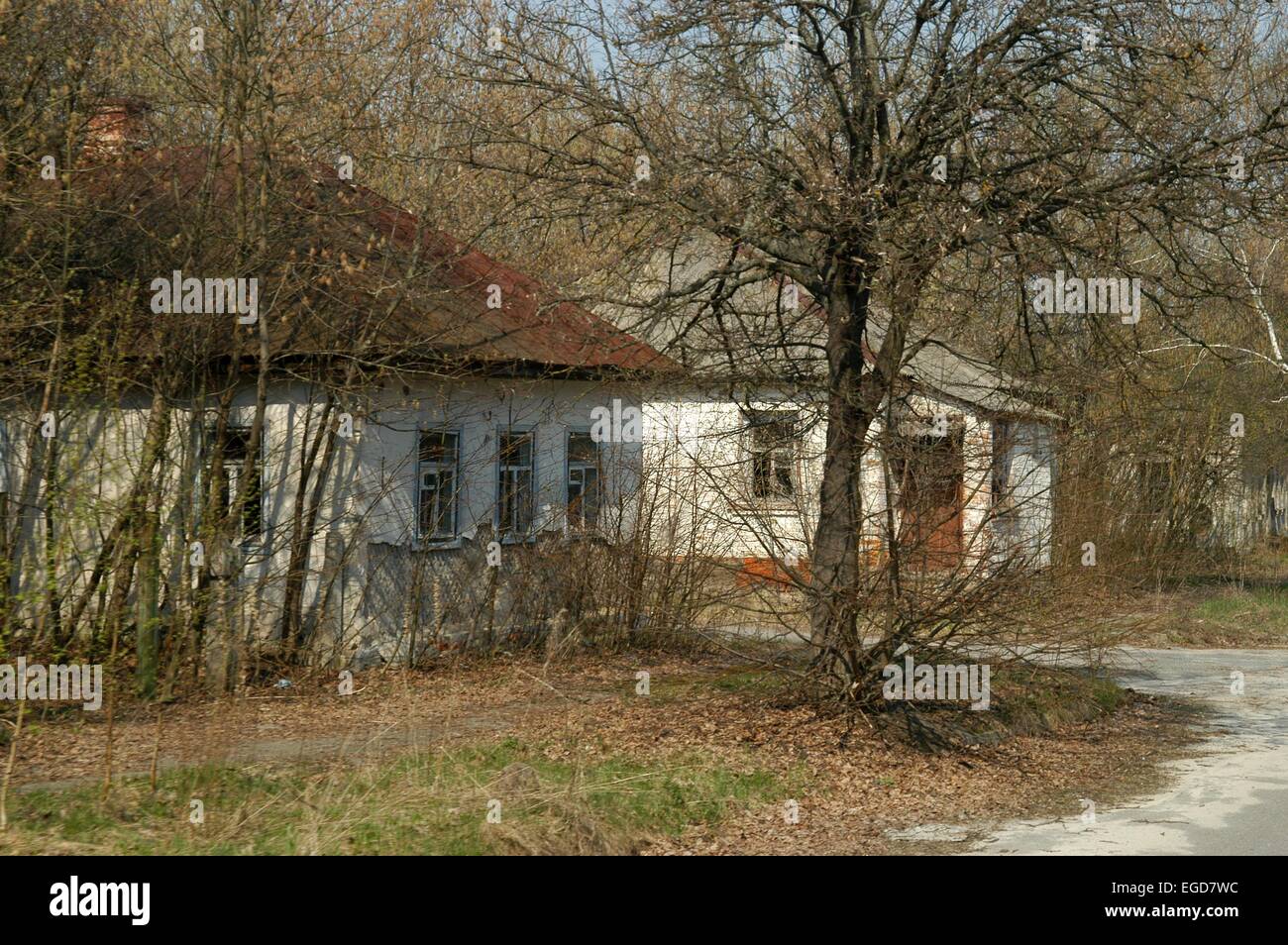 20 years from the nuclear incident of Chernobyl, abandoned houses ...