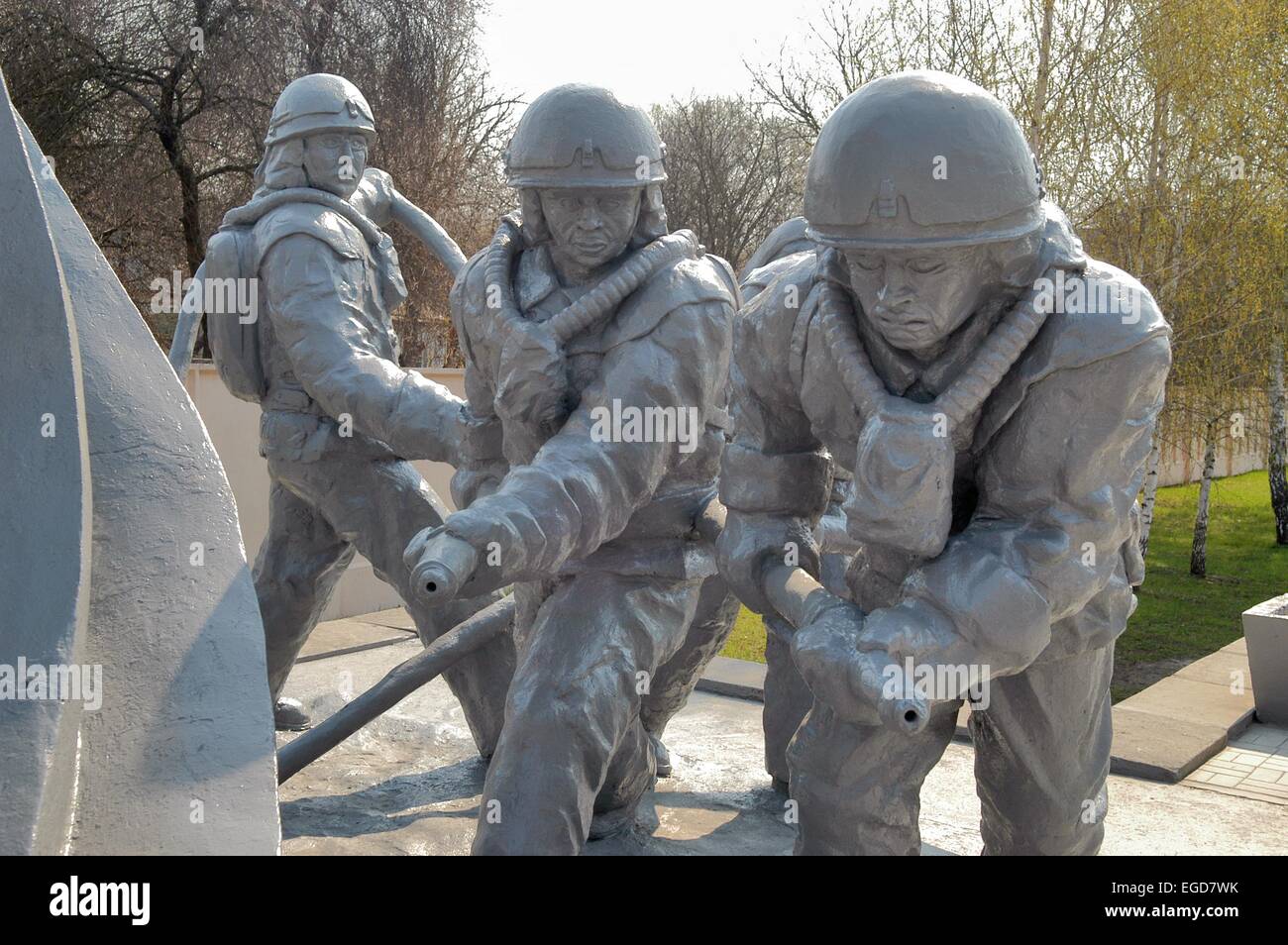 20 years from the nuclear incident of Chernobyl, monument to the ...