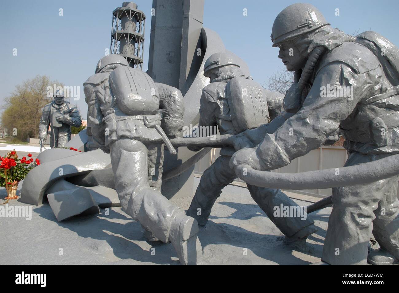 20 years from the nuclear incident of Chernobyl, monument to the ...