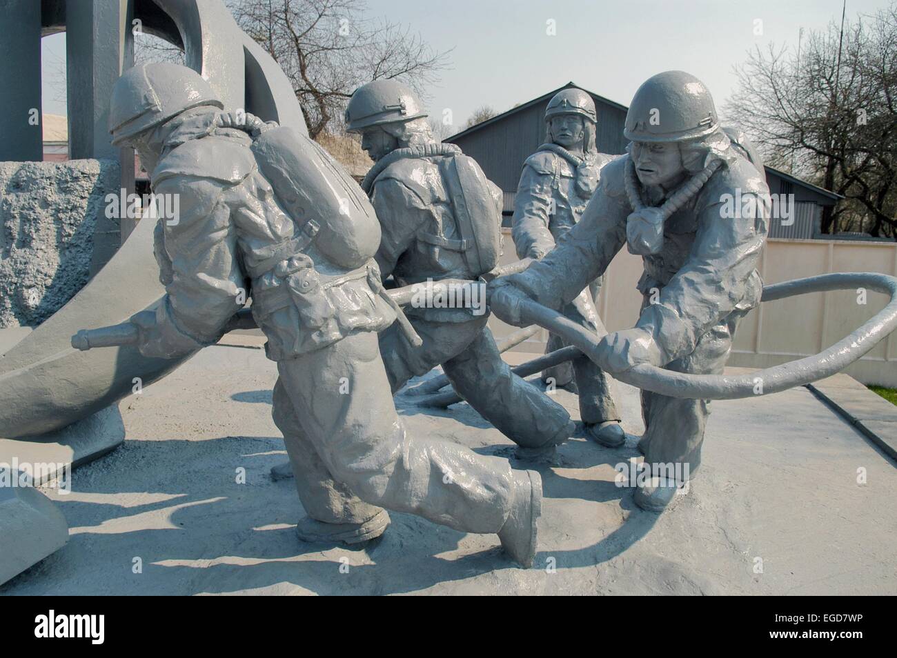 20 years from the nuclear incident of Chernobyl, monument to the ...