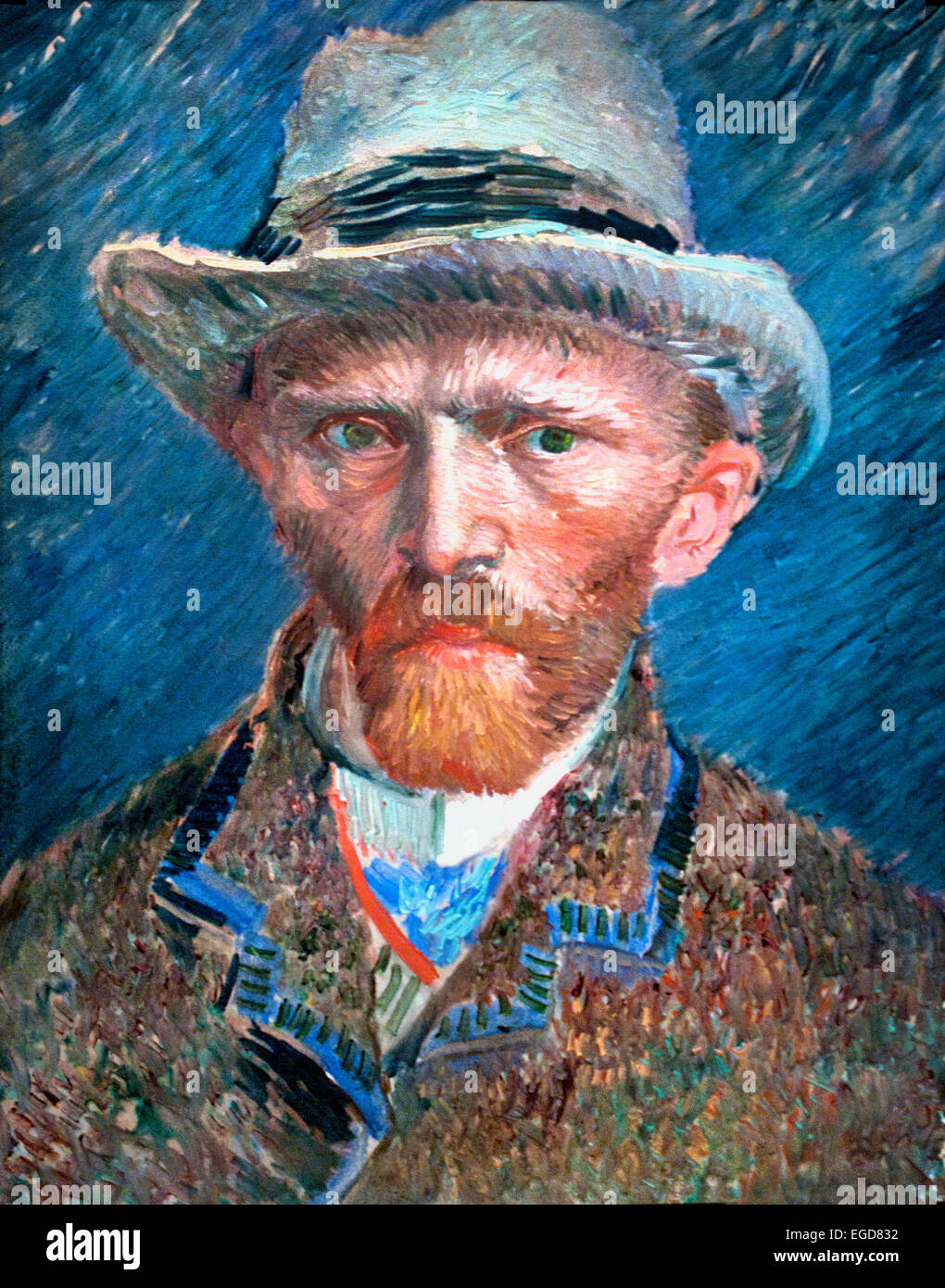 Self-Portrait Vincent van Gogh 1853 - 1890 Dutch Netherlands Post ...