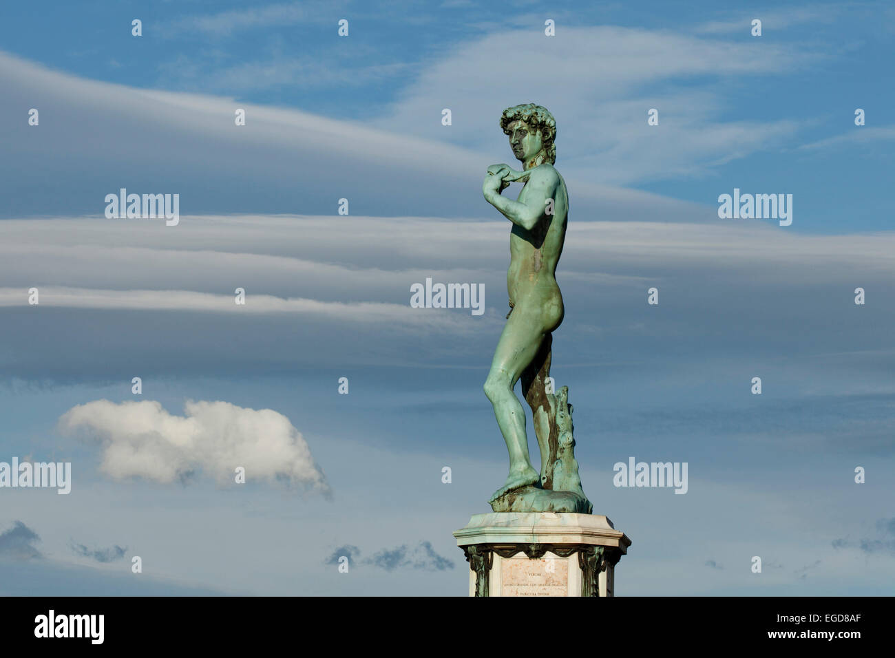 Copy of michelangelos david sculpture hi-res stock photography and ...