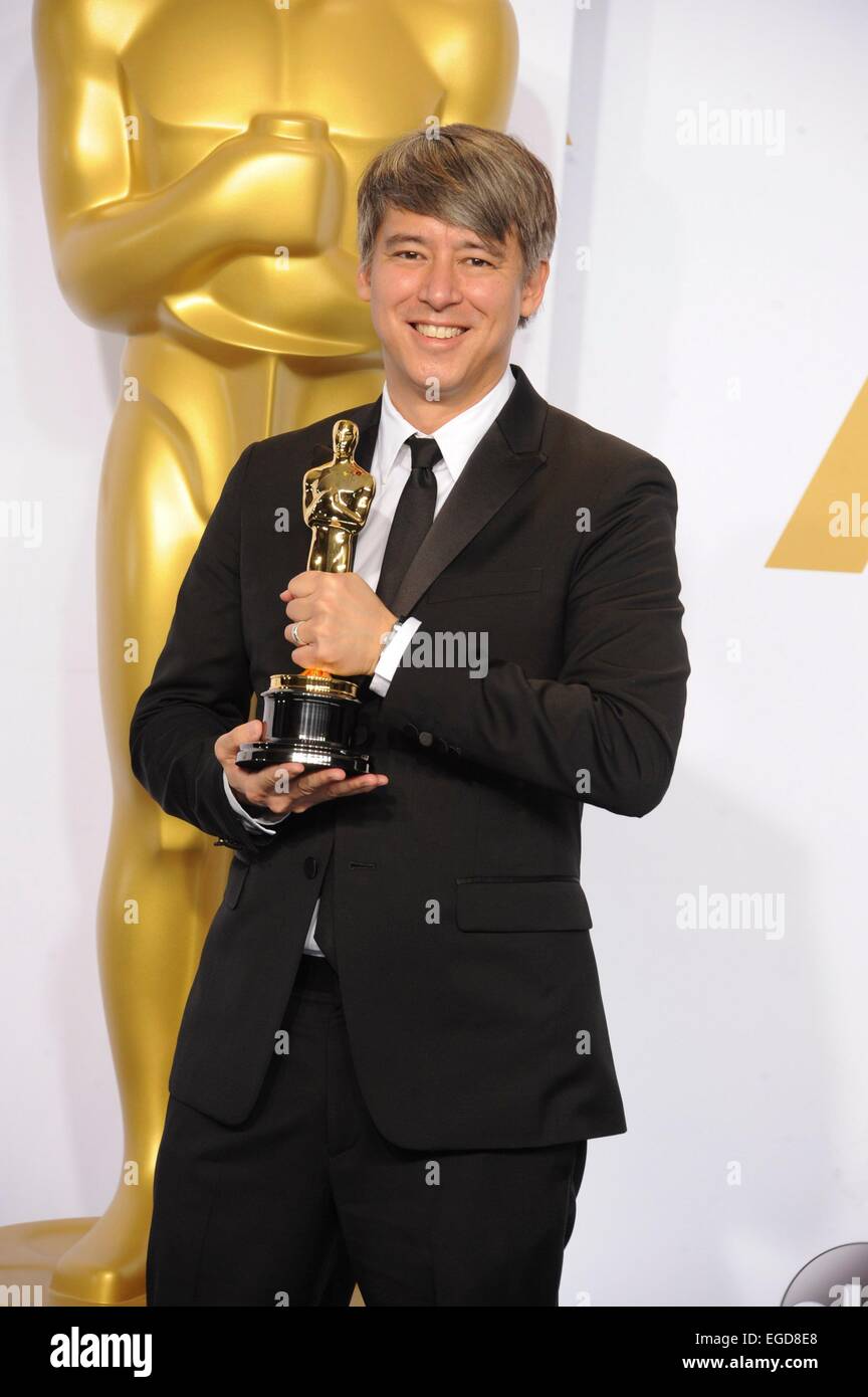 Los Angeles, CA, USA. 22nd Feb, 2015. Tom Cross in the press room for ...