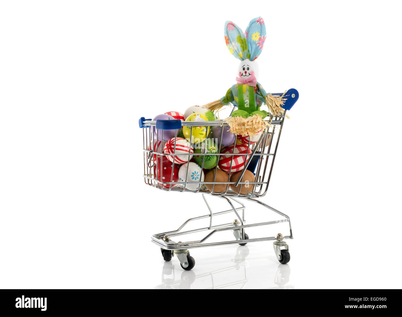 Easter bunny with cart hi-res stock photography and images - Alamy