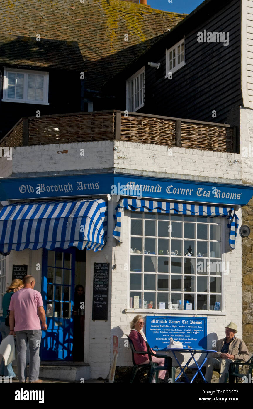 Mermaid Corner Tea Rooms and Customers in The Historic Cinque Ports ...