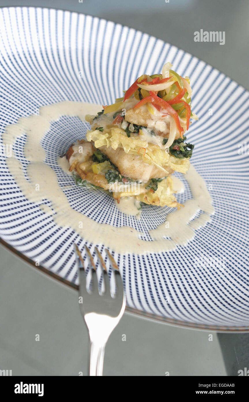 Coconut Snapper with Breadfruit Stock Photo - Alamy