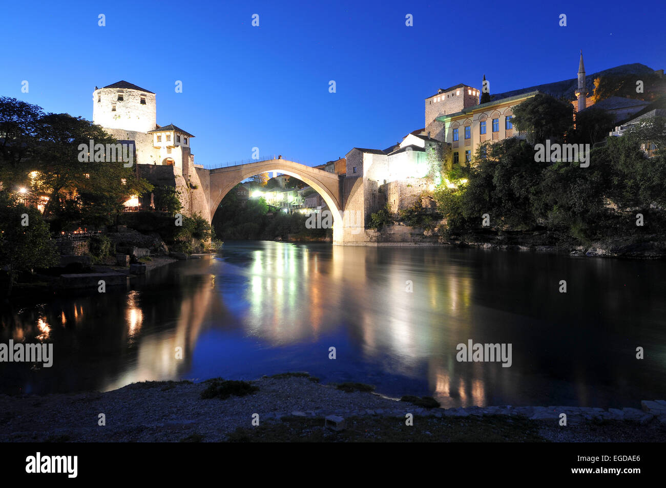Mostar night hi-res stock photography and images - Alamy
