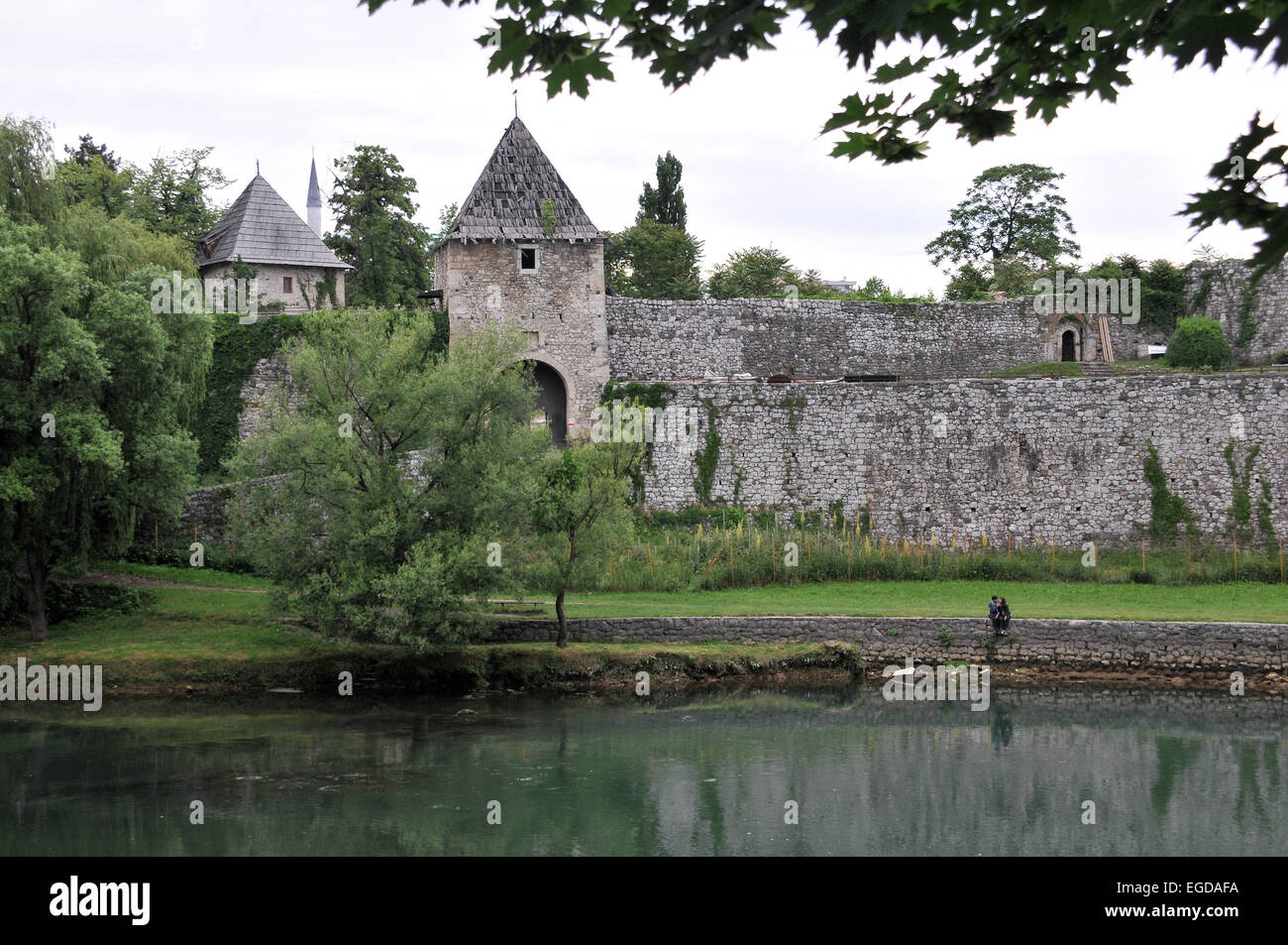 Mediaeval castle, Kastel, Banja Luca, Serbian Republic, Bosnia and ...