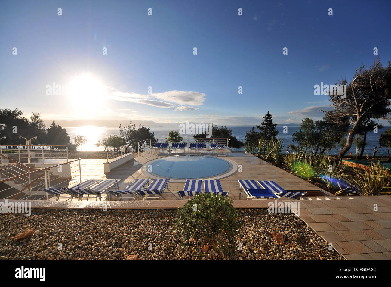 Valamar Sanfior hotel, Rabac, Kvarner bay, Istria, Croatia Stock Photo ...