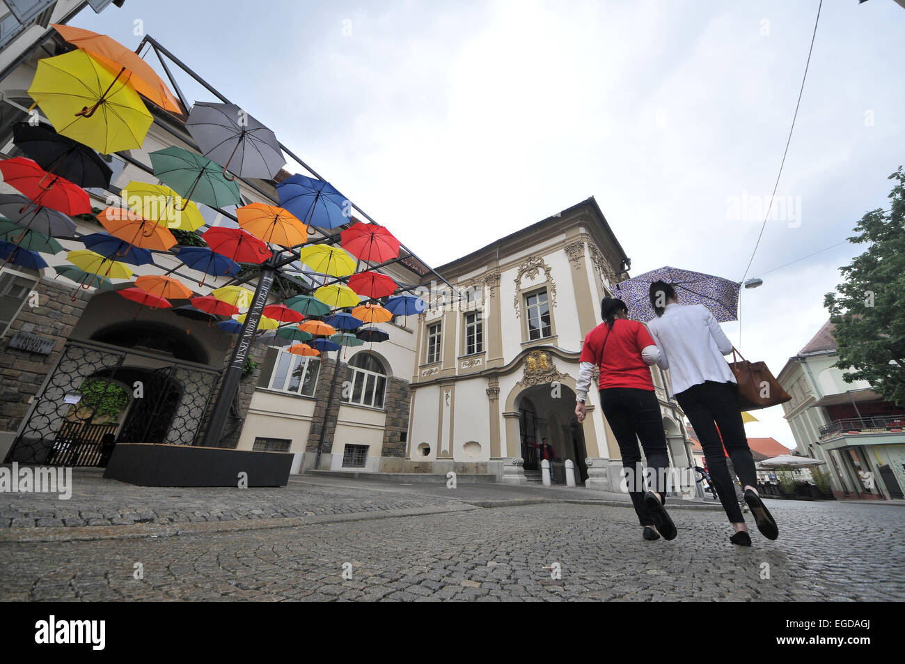 Maribor castle, Maribor, east-Slovenia, Slovenia Stock Photo - Alamy