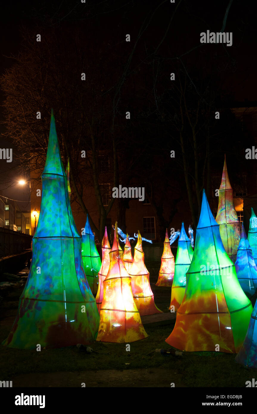Lantern city art installation hi-res stock photography and images - Alamy