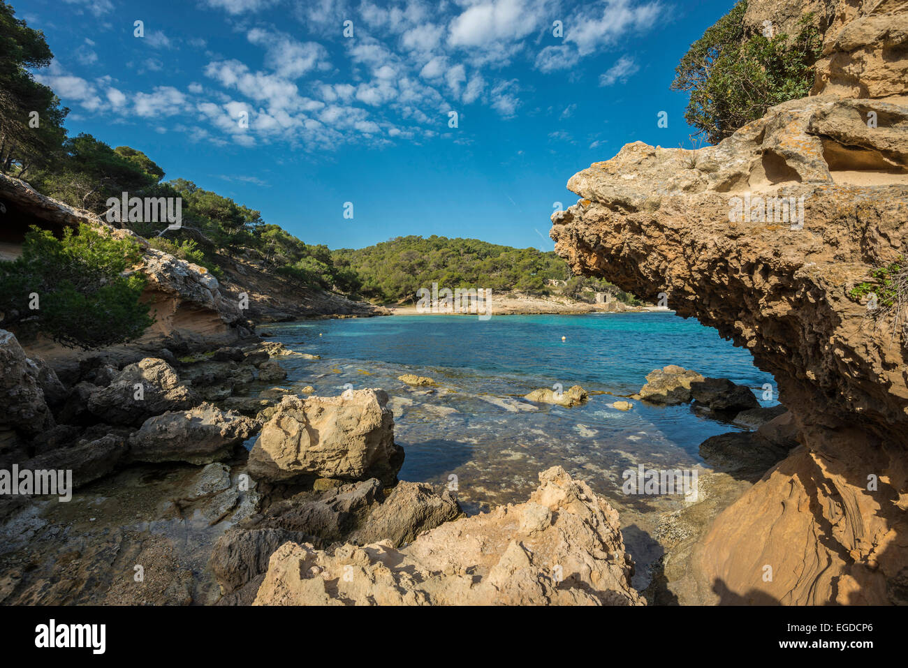 Cala Portals Vells, near Palma de Mallorca, Majorca, Spain Stock Photo ...