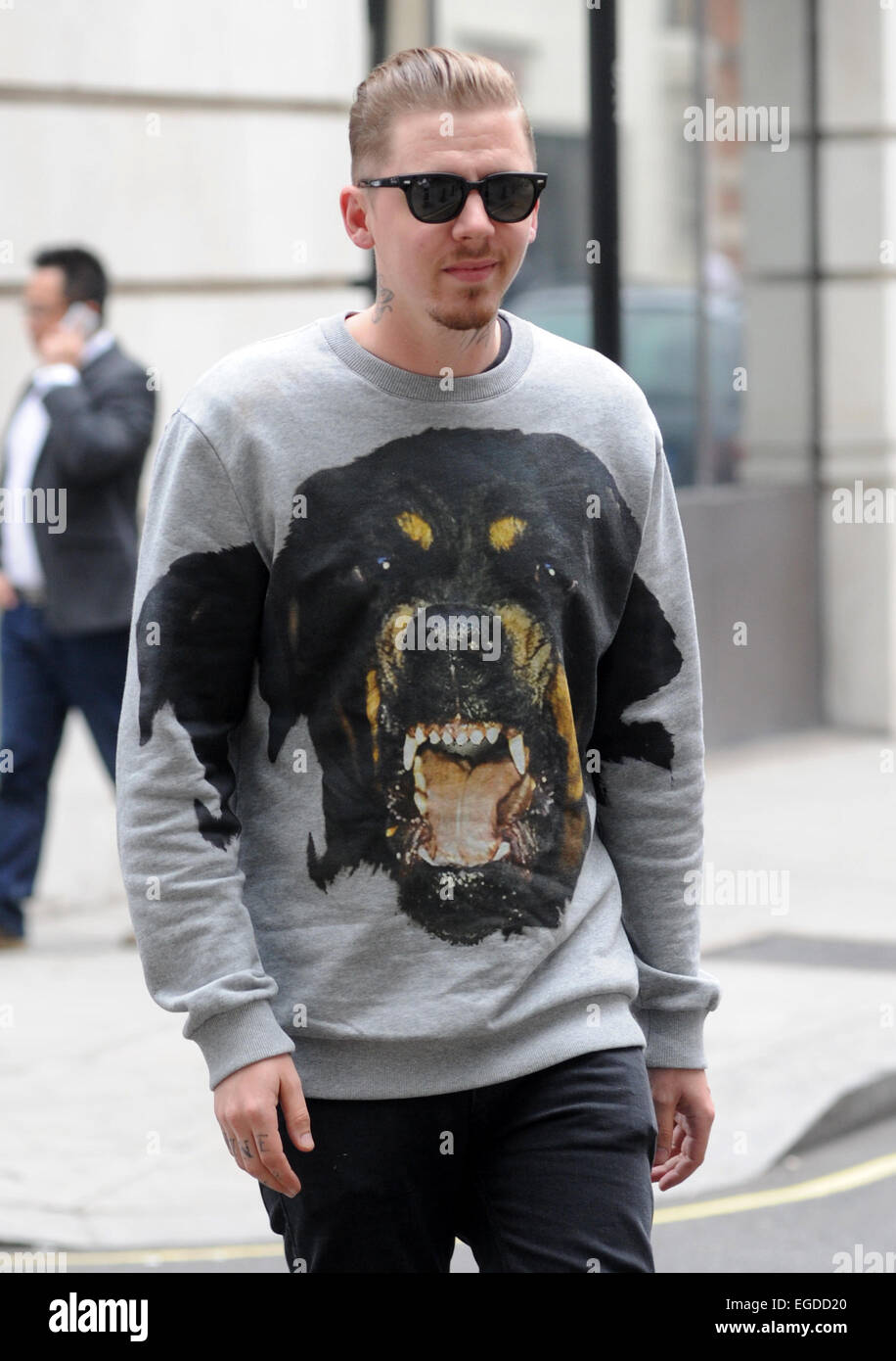 Professor Green arrives at Radio 1 Featuring: Professor Green Where ...