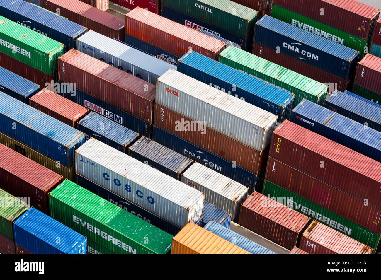 Container in block storage, Hamburg, Germany Stock Photo - Alamy