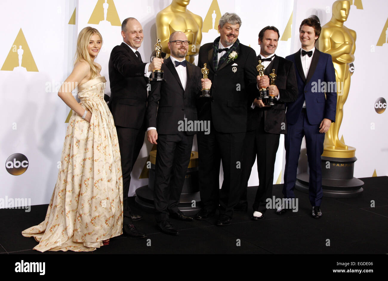 Chloe Grace Moretz, Paul Franklin, Andrew Lockley, Ian Hunter and Scott ...