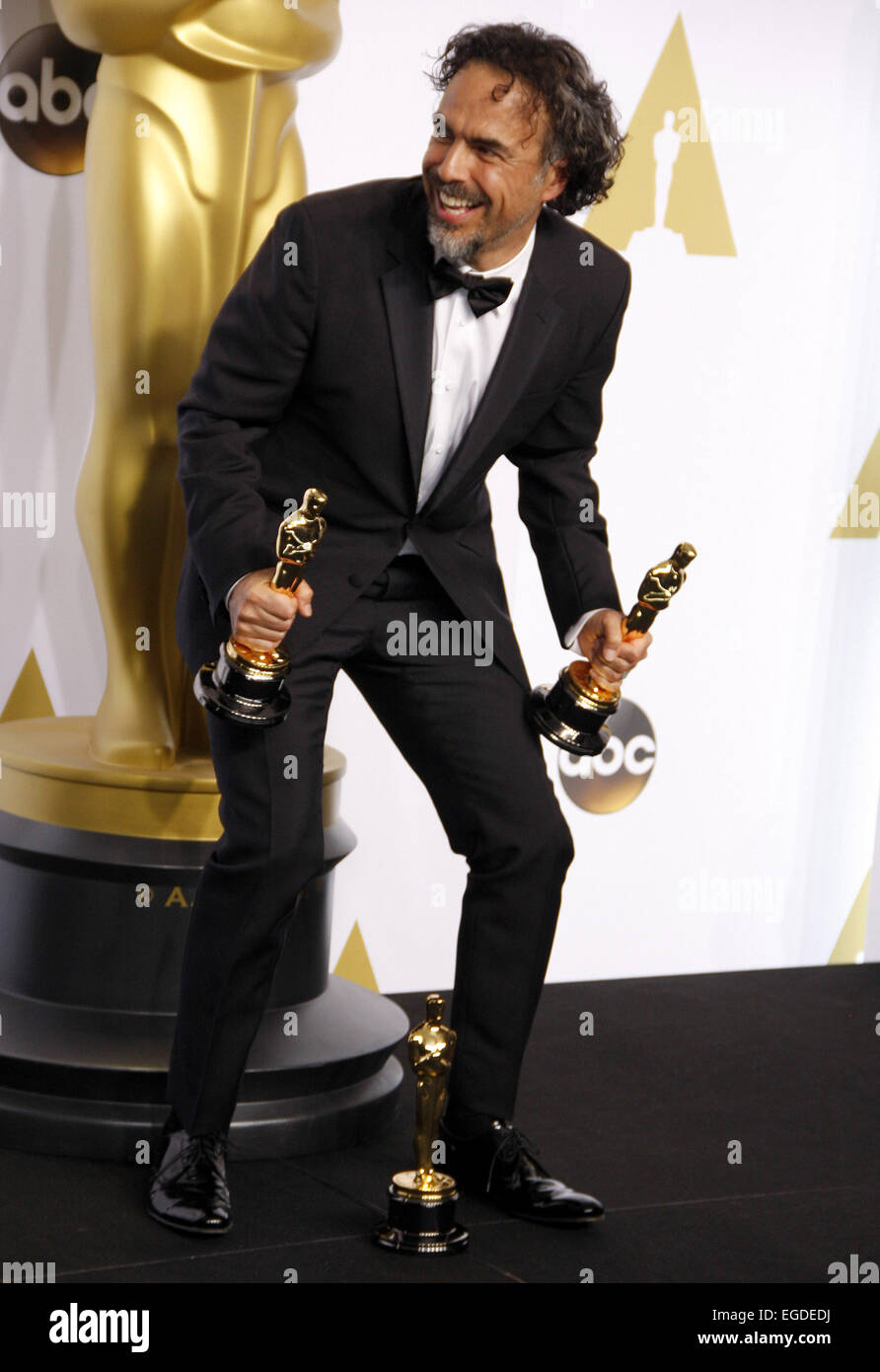 Alejandro G. Inarritu at the 87th Annual Academy Awards - Press Room ...