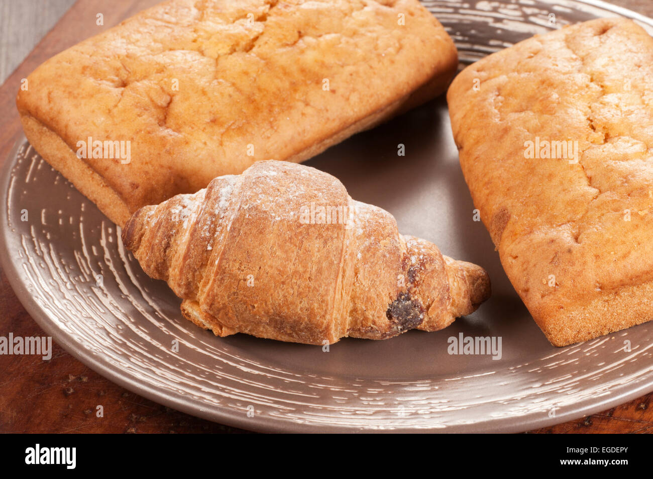 Cakes collection on a timber board, closeup Stock Photo - Alamy