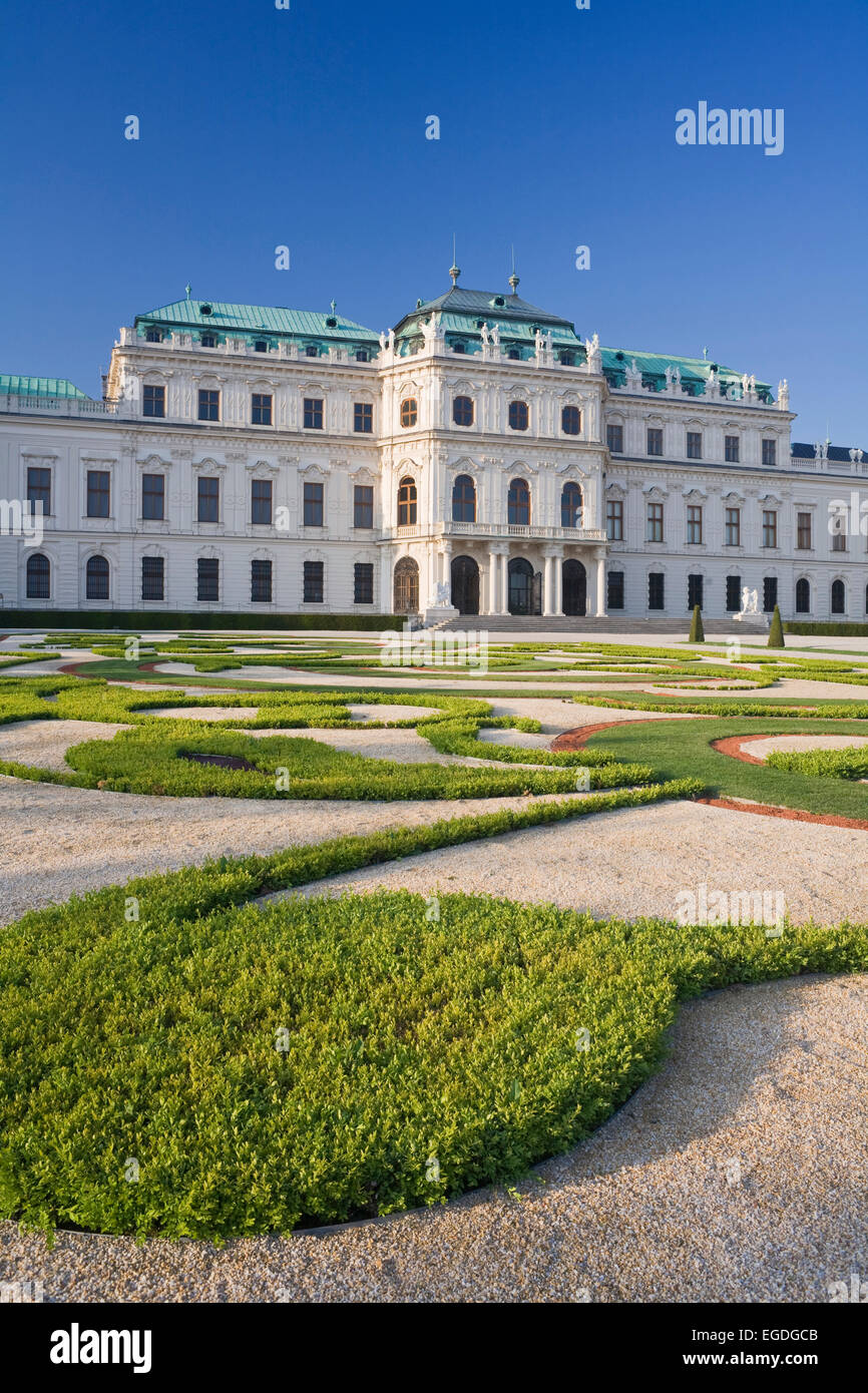 Belvedere palace gardens vienna hi-res stock photography and images - Alamy