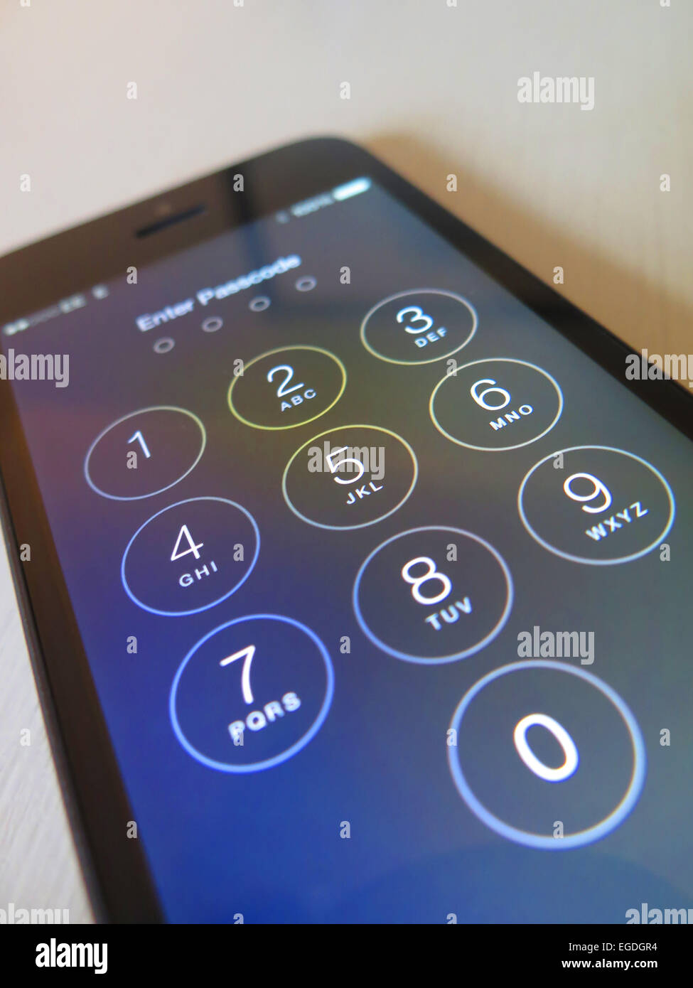 Passcode numbers hi-res stock photography and images - Alamy