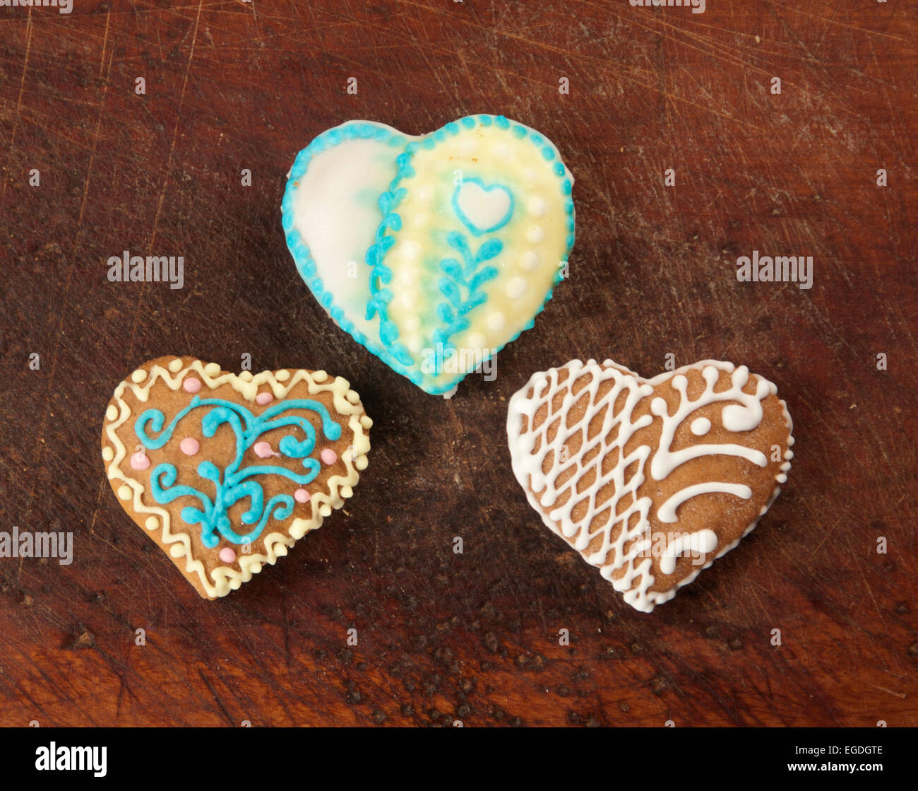 Cakes collection on a timber board, closeup Stock Photo - Alamy