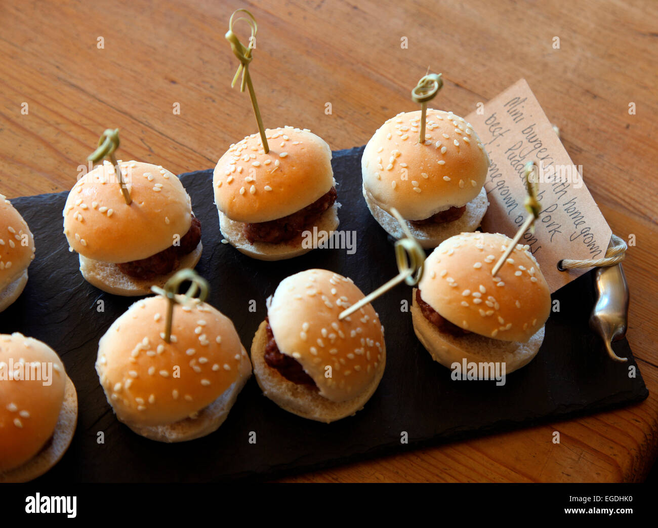 Mini Burgers High Resolution Stock Photography and Images - Alamy