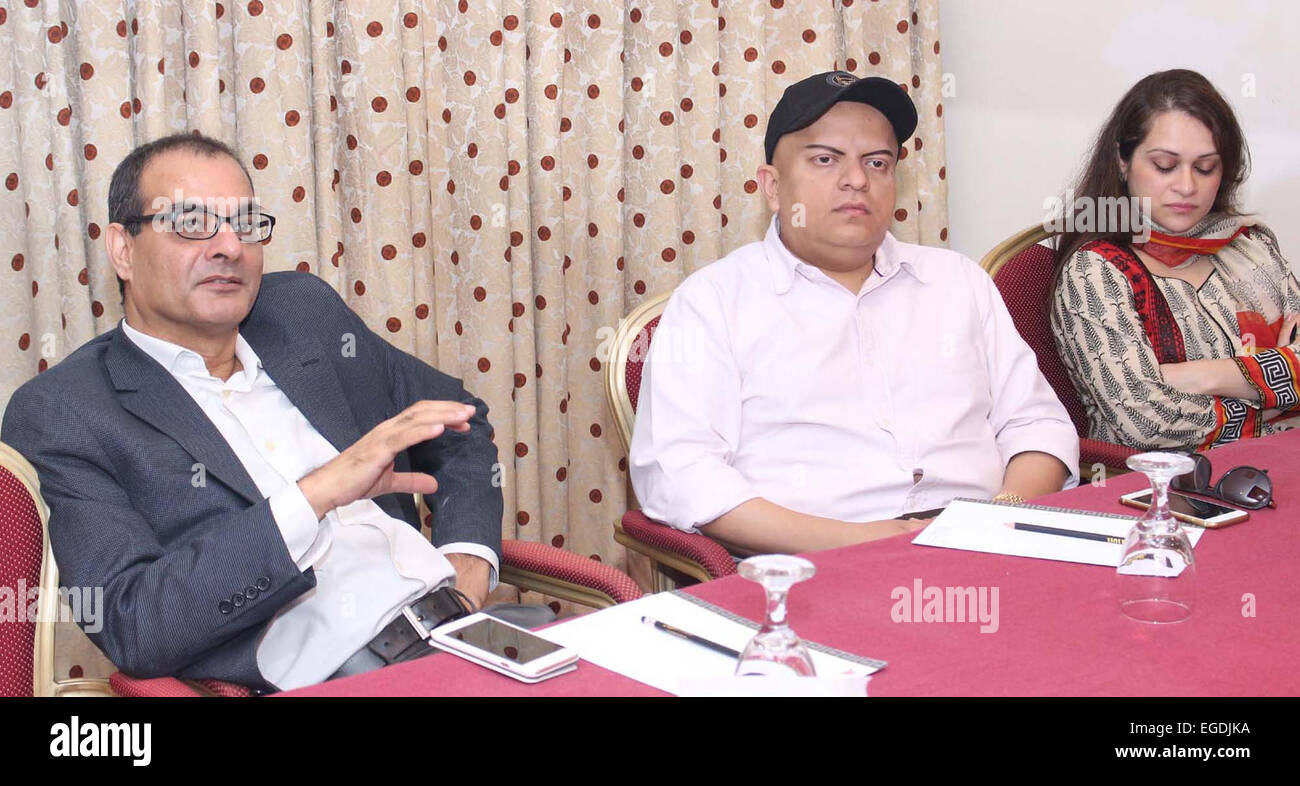 Chairman, Pakistan Press Foundation addressing to participants of ...