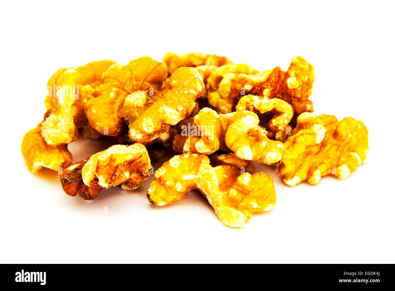 Walnuts walnut nuts nut kernels cutout cut out white background copy ...